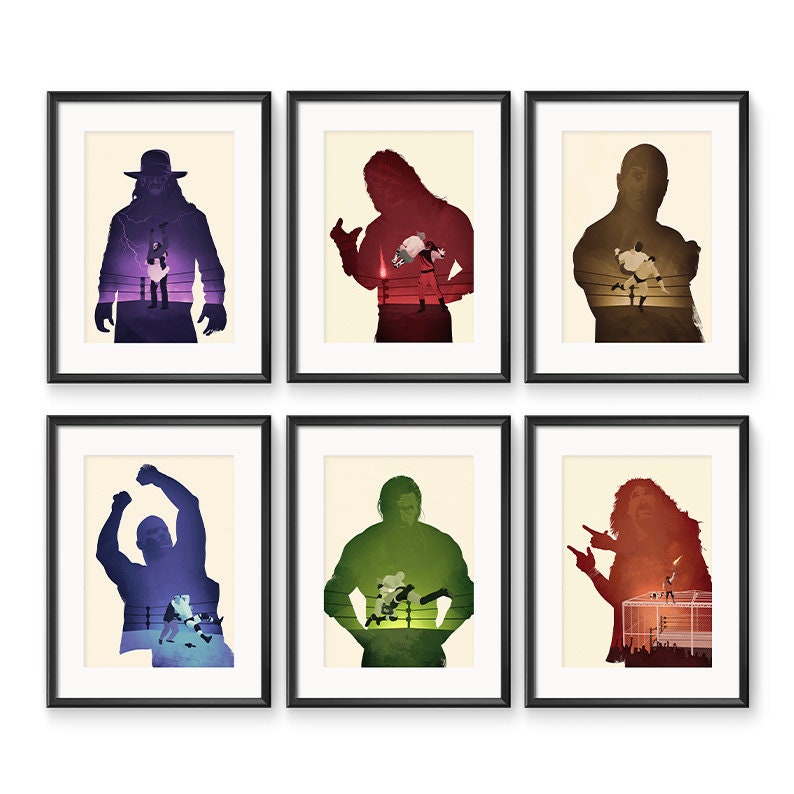 WWE Superstars Poster Prints – Jason Pooley Art & Prints