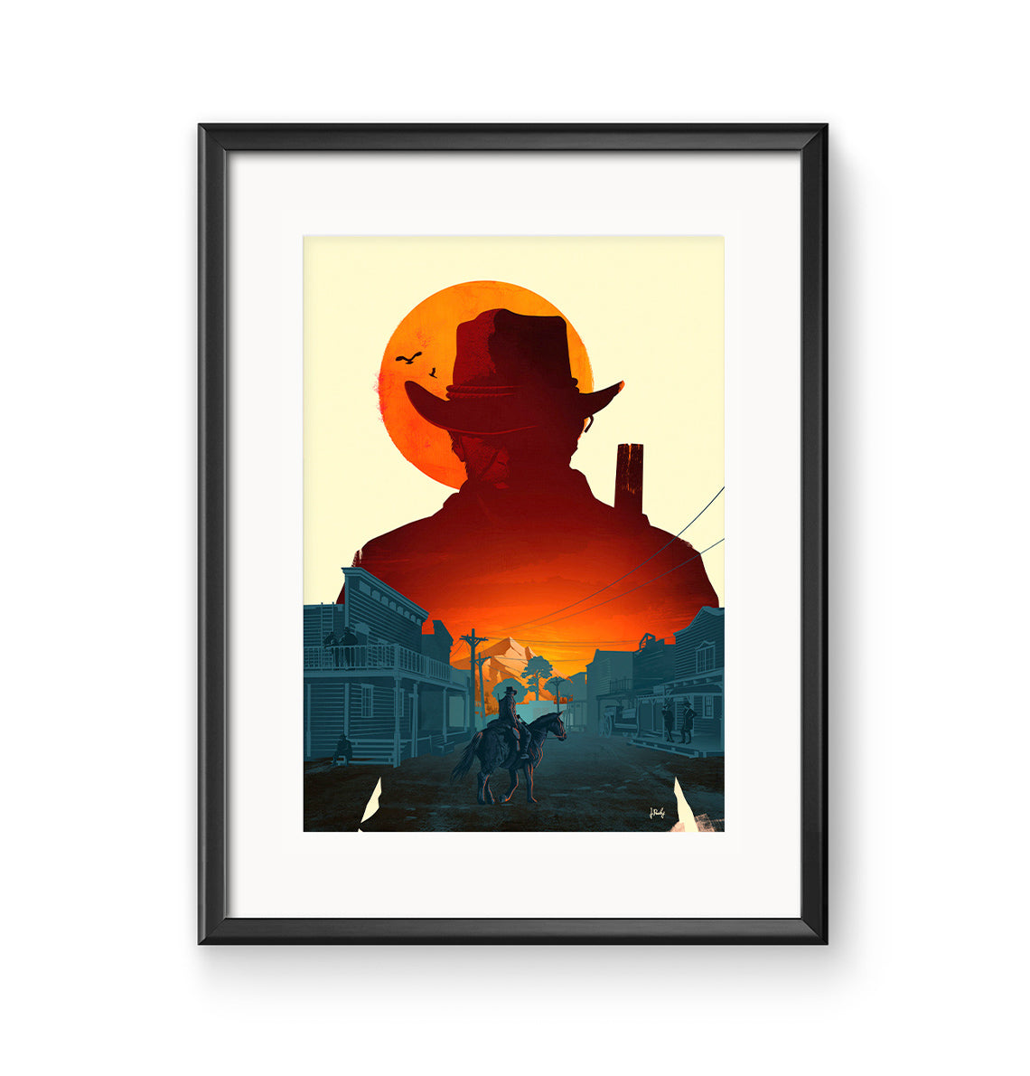 Red Dead Redemption Poster Print – Jason Pooley Art & Prints