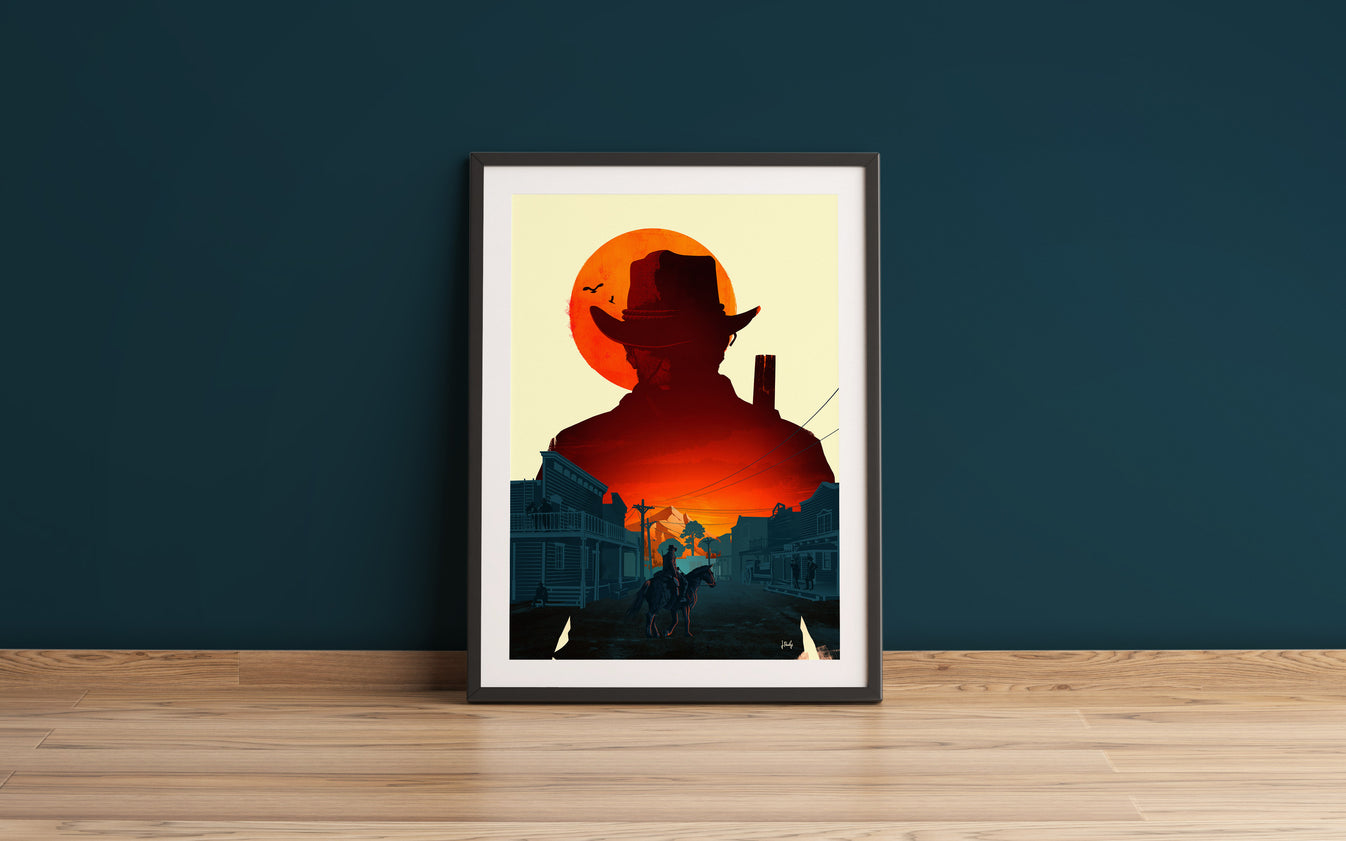 Red Dead Redemption Poster Print – Jason Pooley Art & Prints